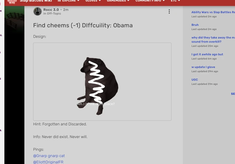 Find cheems (-1) DIffcuility: Obama | Fandom