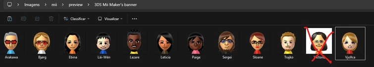 meet my custom 3DS Mii Maker's banner mii (Expert victoria of course ...