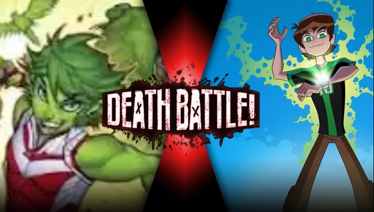 Beast Boy VS. Ben 10(don’t know why the BB image turned out so blurry ...