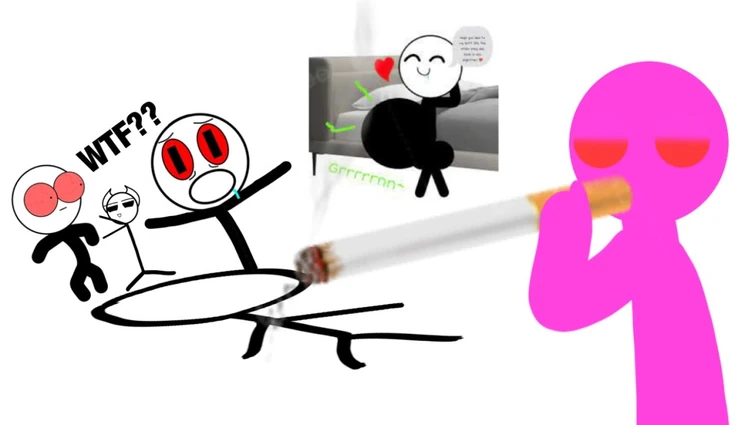 David if he was one of those stick figure YouTubers who talk about ...