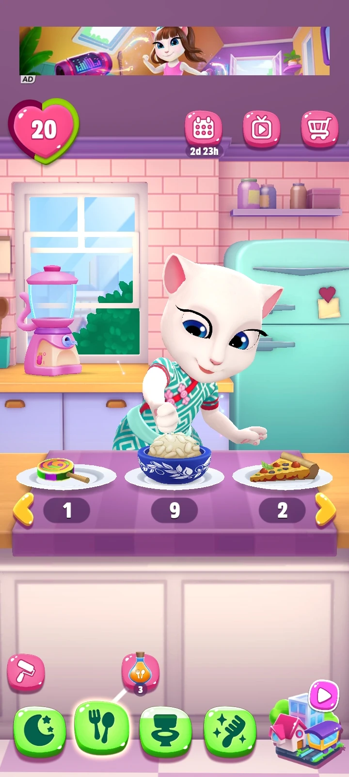 Angela eats rice with A FORK | Fandom