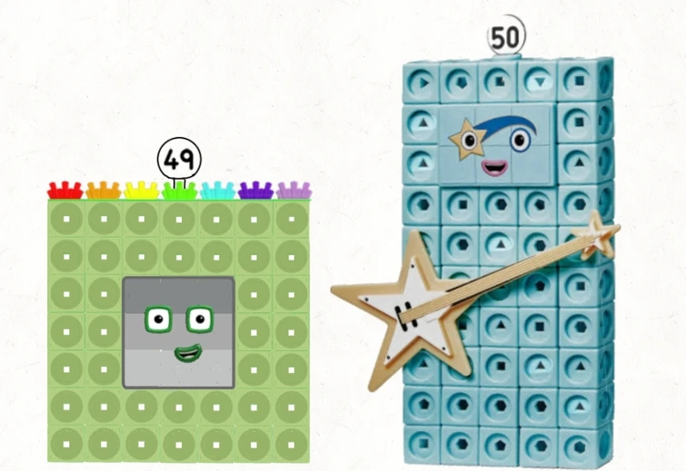 If 42-49+50 had a Numberblocks mathlink cube set | Fandom