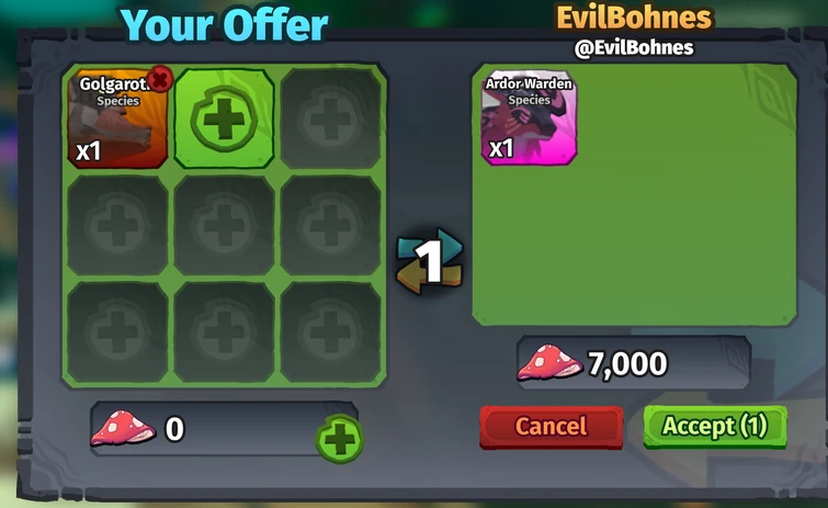 Quick! Somebody’s offering for my golga, which do I do? | Fandom