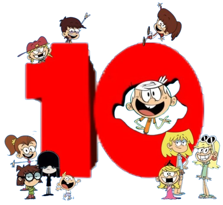 I made the Louds & their pets with the Number 10 to commentrate the ...