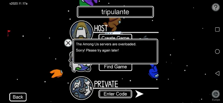 Innersloth banned me but all day it said "disconnected, server ...