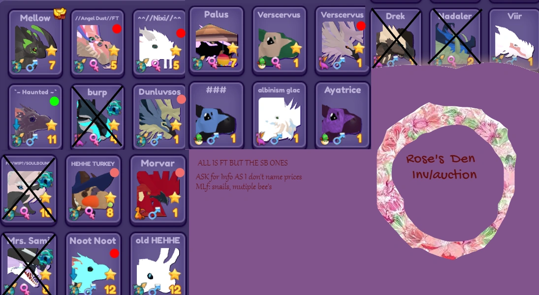 || Roses Den//INV AUCTION// || | Fandom