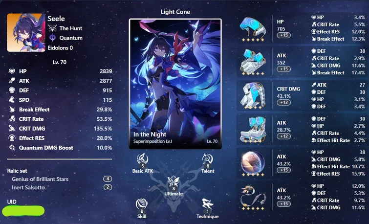 Rank my Seele build out of 100 (Main) | Fandom