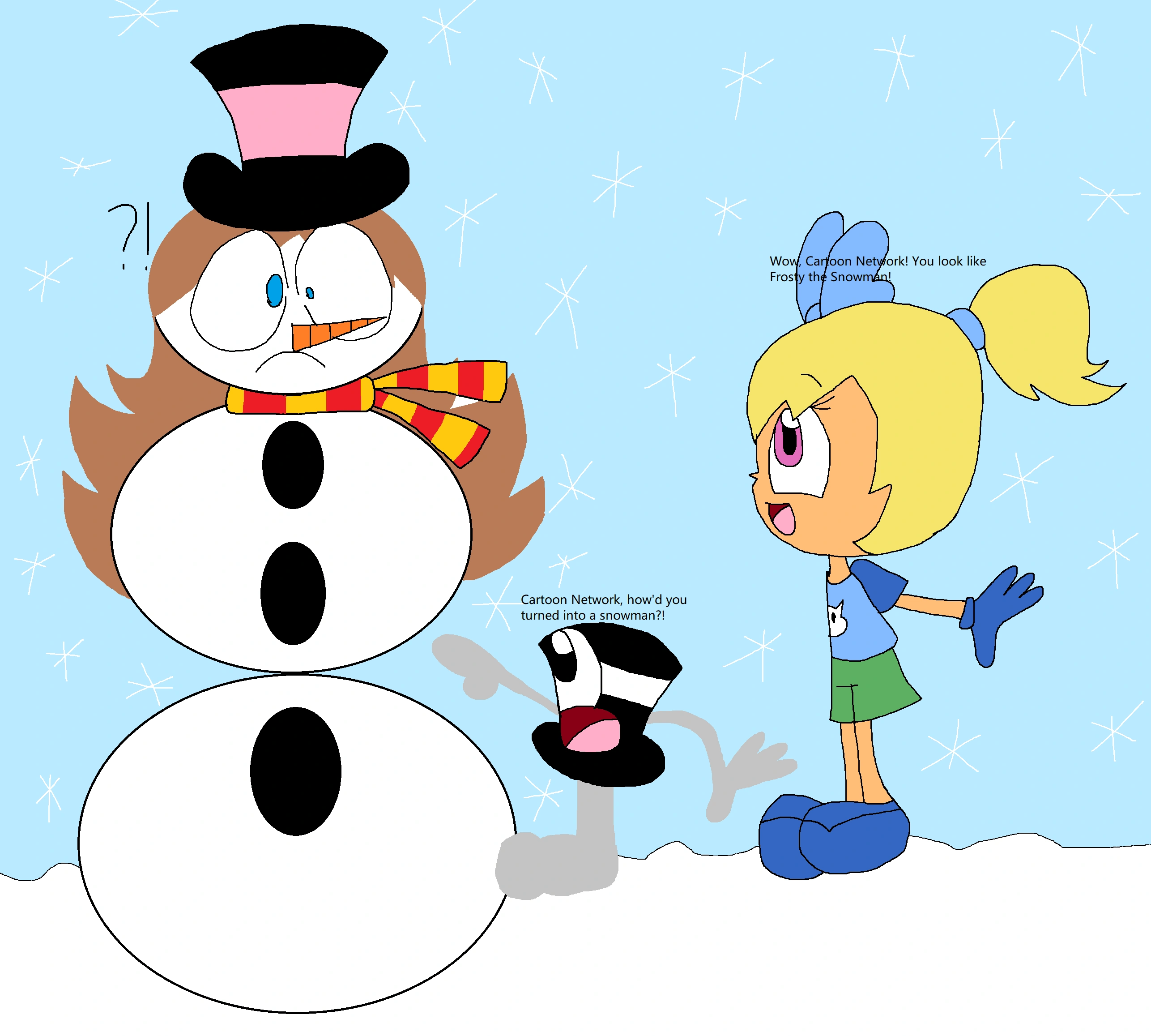1998 Cartoon Network (my version) the Snowman | Fandom