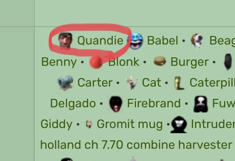 Quandie | Fandom