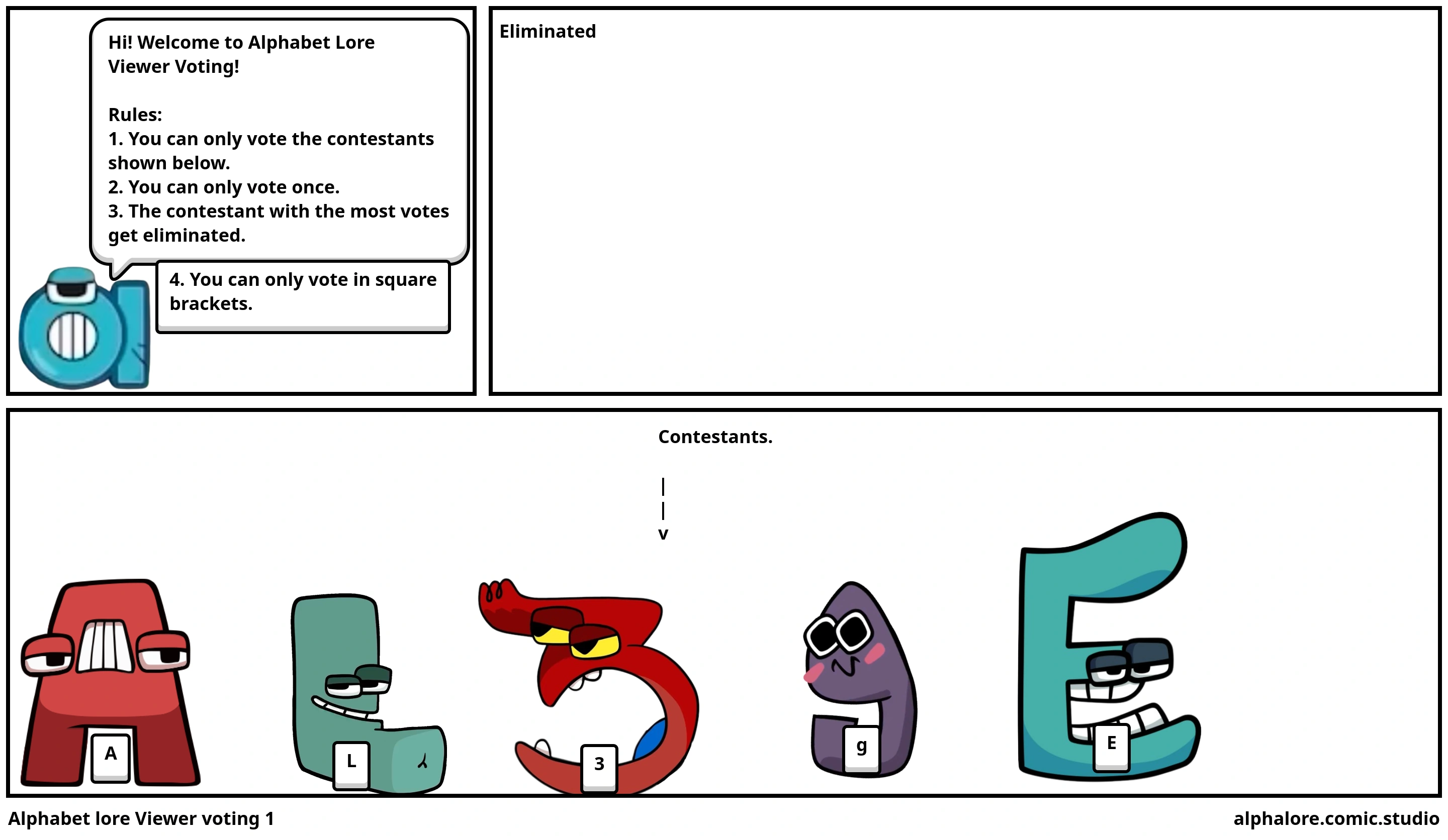 Alphabet Lore Viewer Voting Episode 1. | Fandom