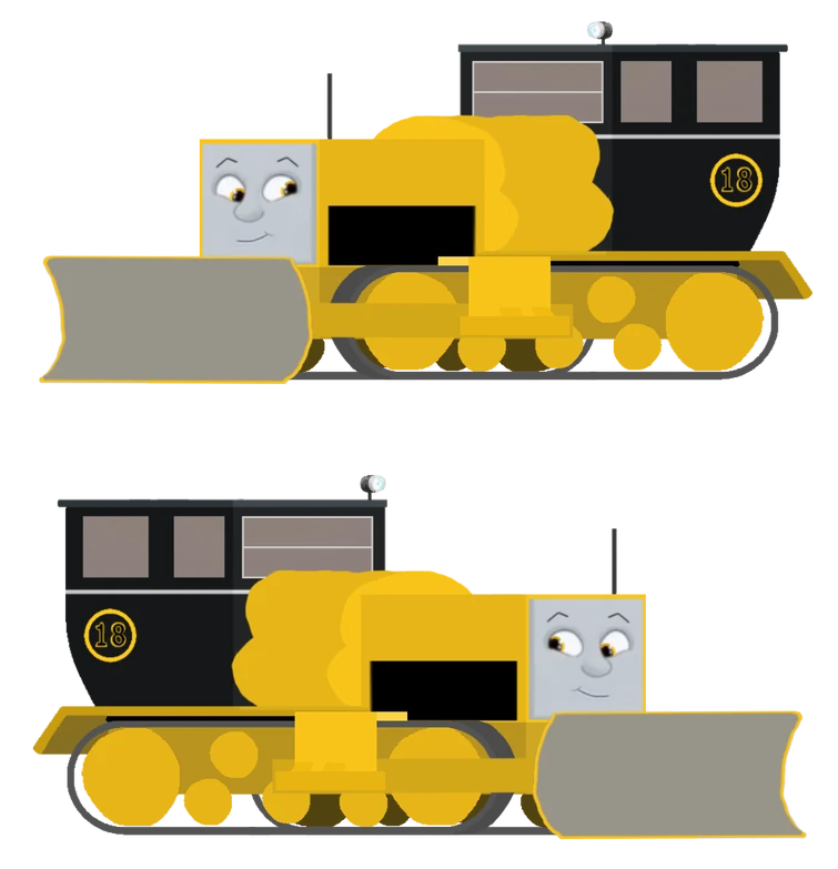 "Byron the bulldozer was shoving rocks with his mighty blade" | Fandom