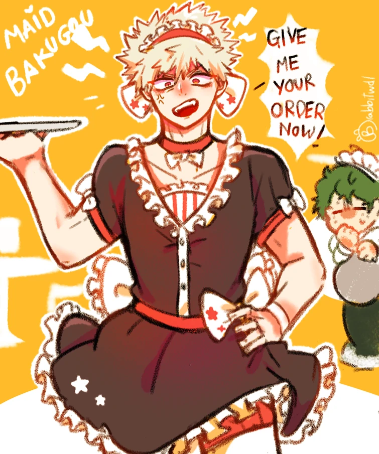 Bnha characters in a maid outfit | Fandom