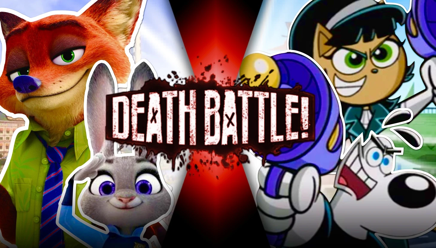 I tried to make a good TN for this: Nick and Judy vs Dudley and Kitty ...