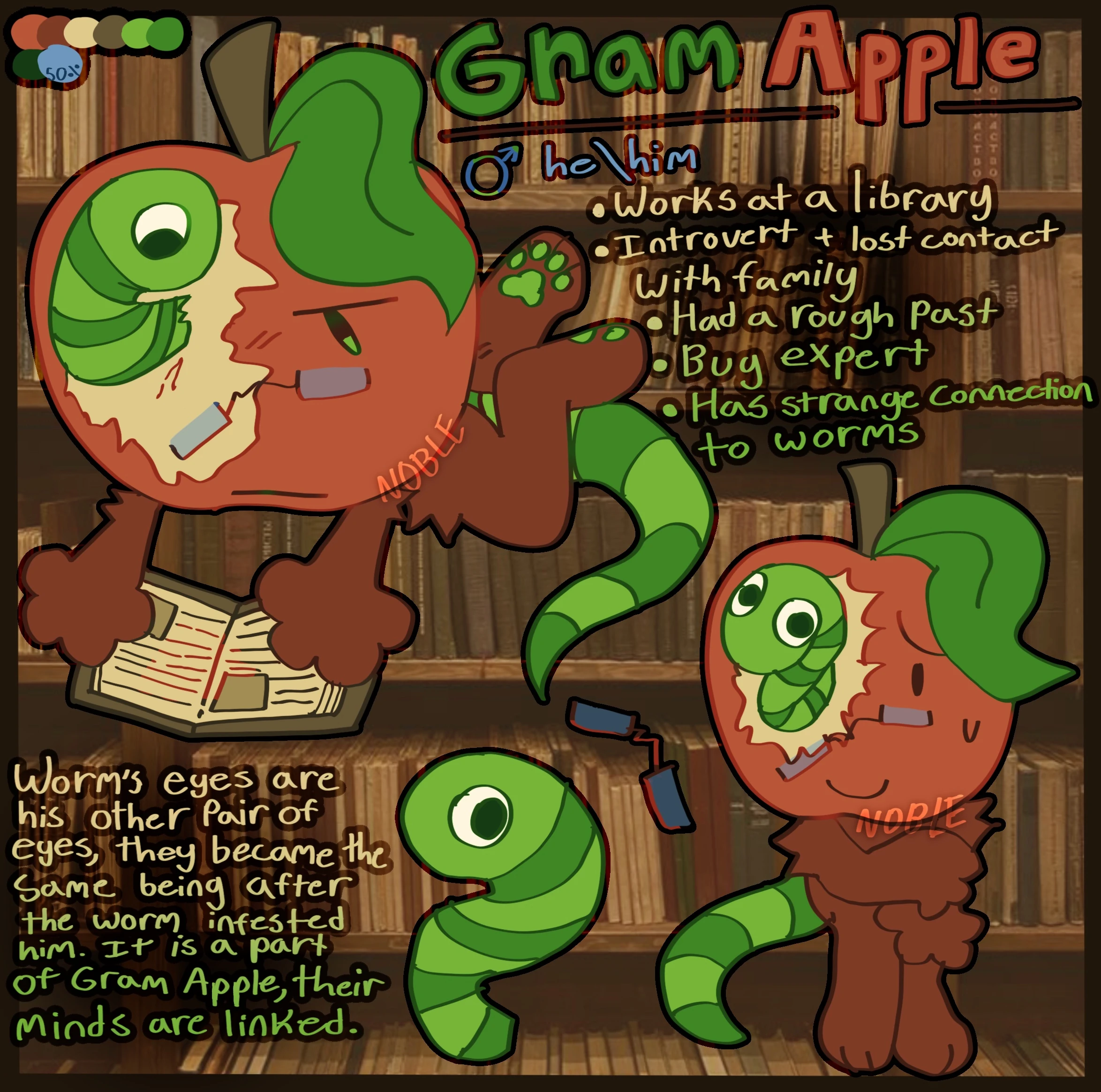 Gram Apple ref sheet / redesign | Fandom