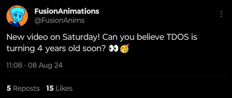 New FusionAnimations video on Saturday | Fandom