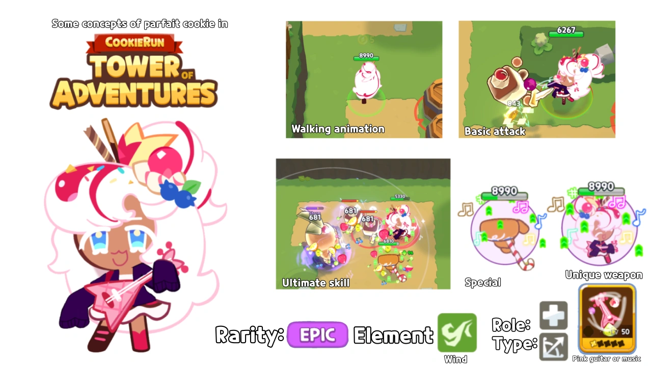 Some concepts of parfait cookie in CRToA | Fandom