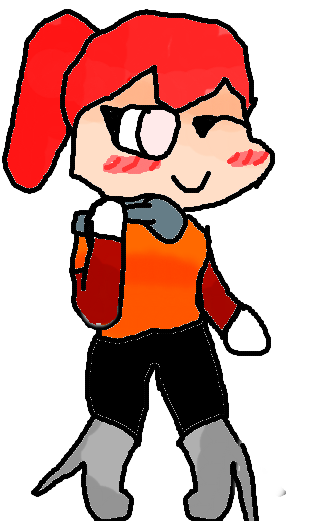 i drew my oc fangirl | Fandom