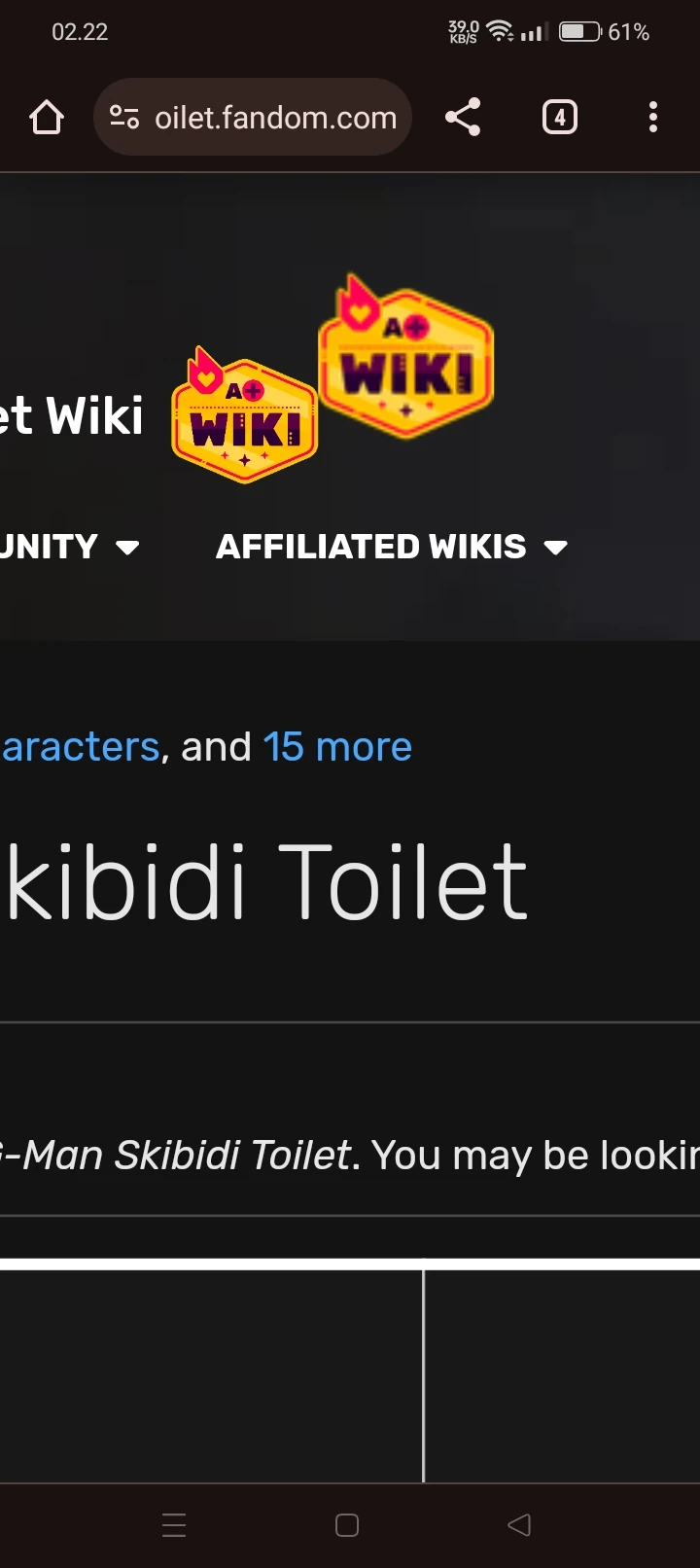 Why there is double A+ badges on Skibidi Toilet Wiki tho? | Fandom