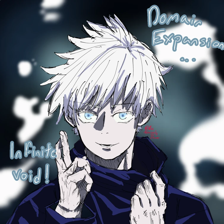 Finished the gojo art! | Fandom
