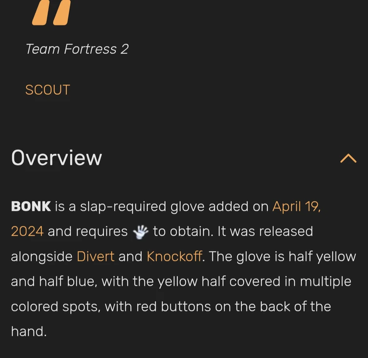what does the quote have to do with bonk? | Fandom