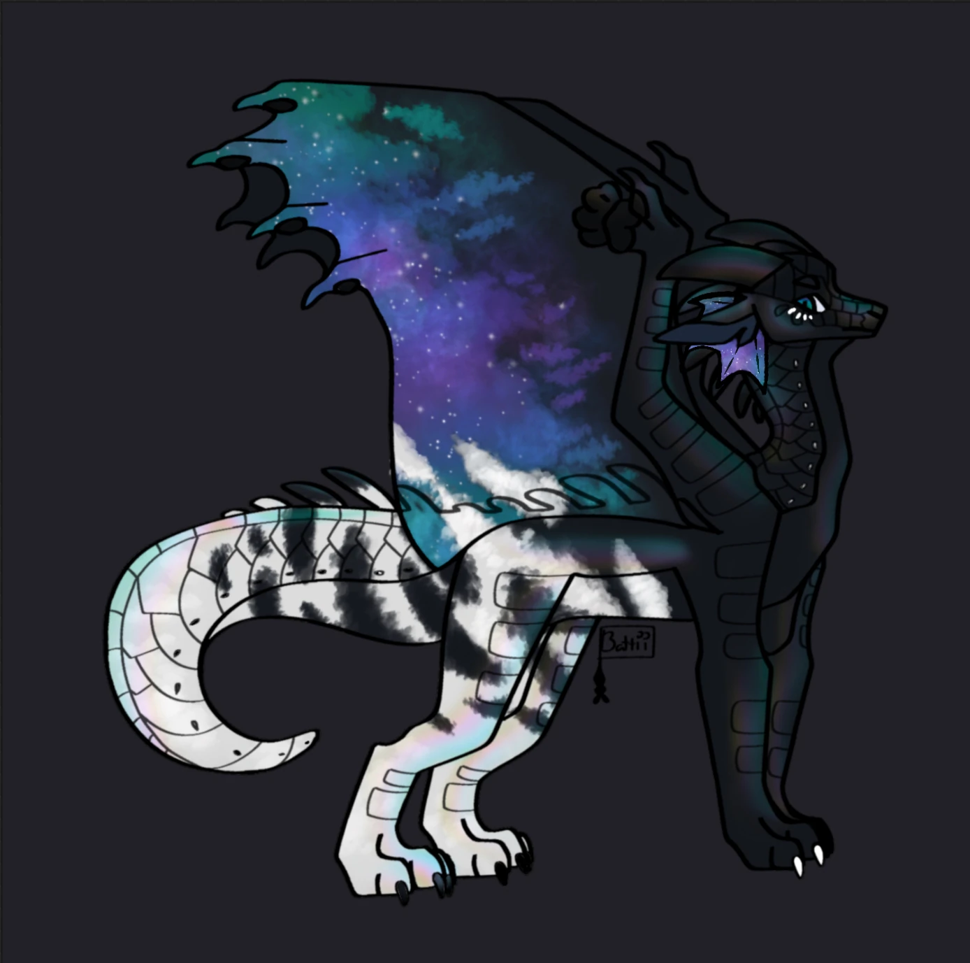 Done! Crow the nightwing Rainwing hybrid! | Fandom