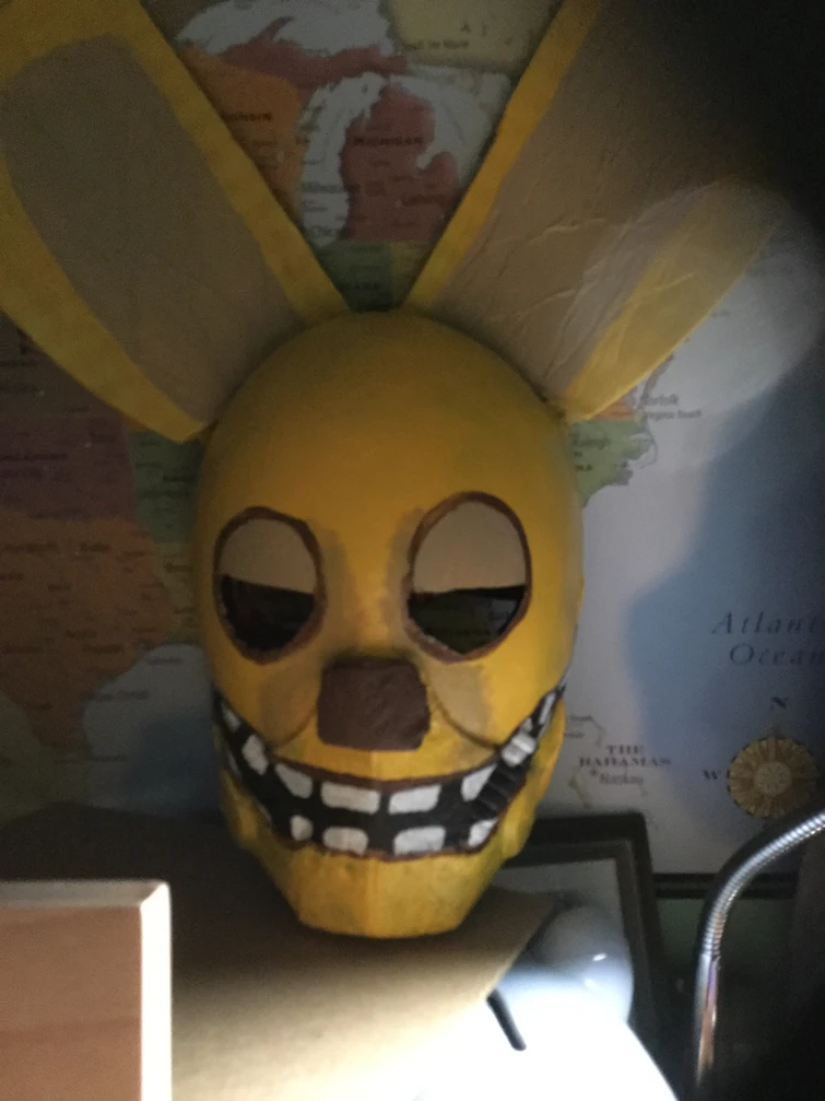 I made this spring Bonnie mask today | Fandom