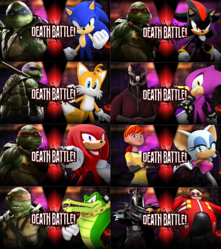 Death Battle Ideas: Teenage Mutant Ninja Turtles VS Sonic The Hedgehog ...