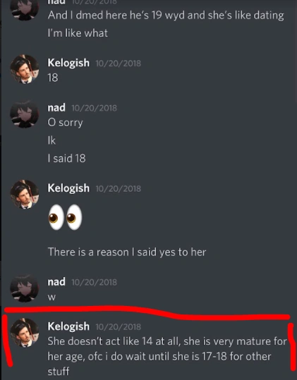 Kelogish is a pedophille! | Fandom