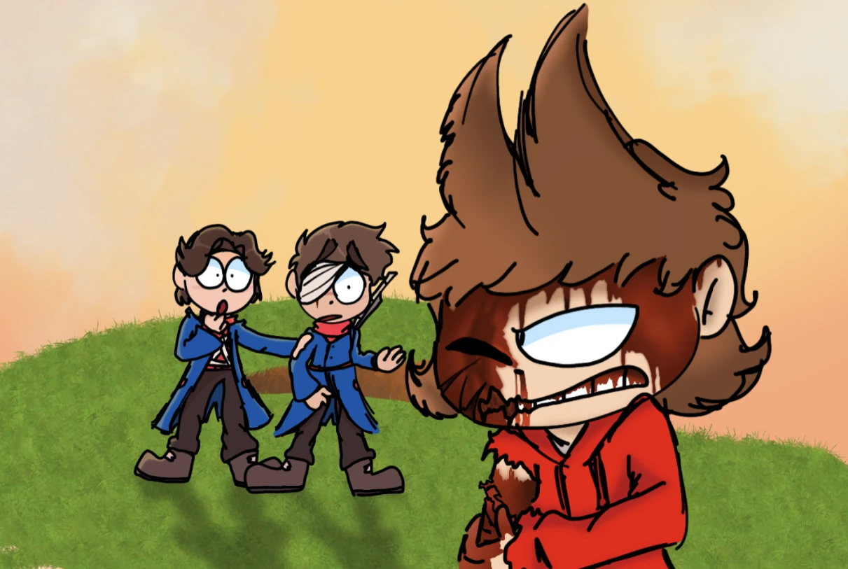 Screenshot doodle/redraw (blood warning) | Fandom