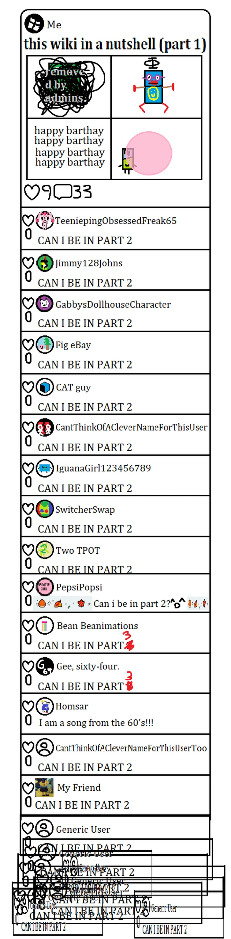 this wiki in a nutshell (part 2) | Fandom