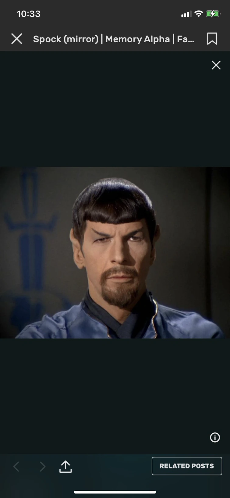 Spock Smiling. | Fandom