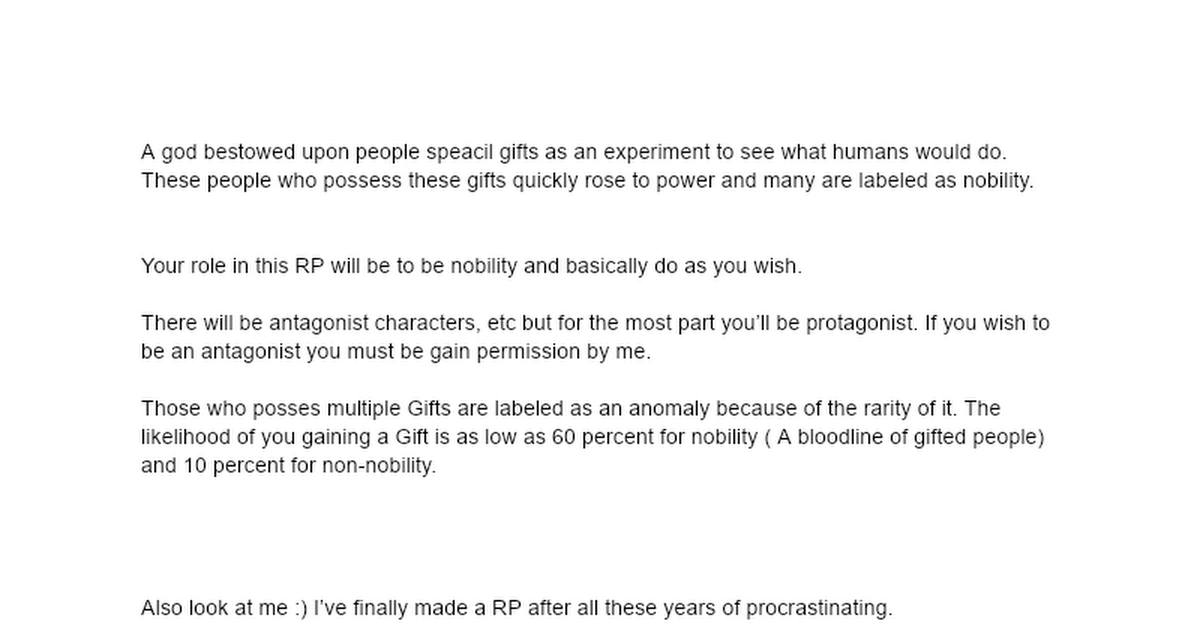 Experiment RP: 1.1 | Fandom