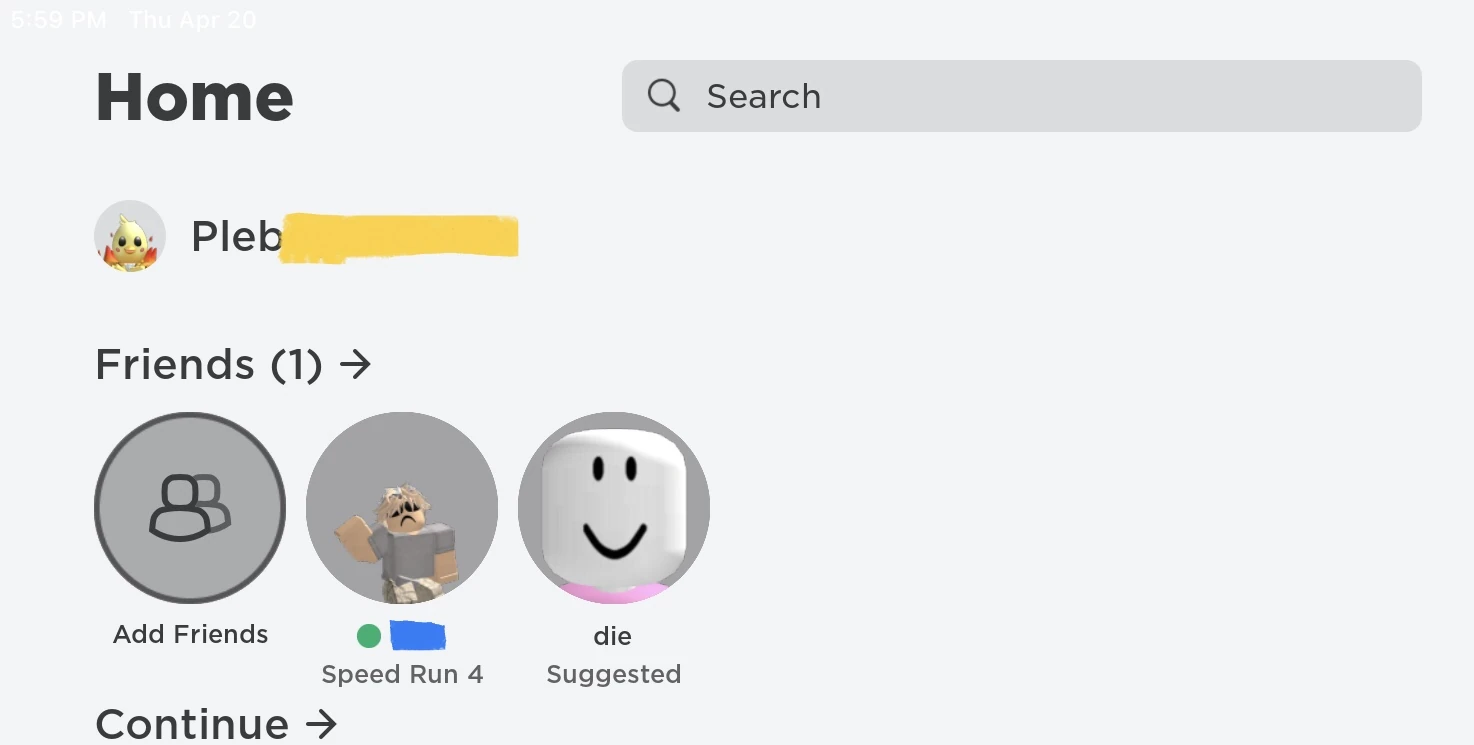 The 1 friend Roblox decides to recommend to me today… | Fandom