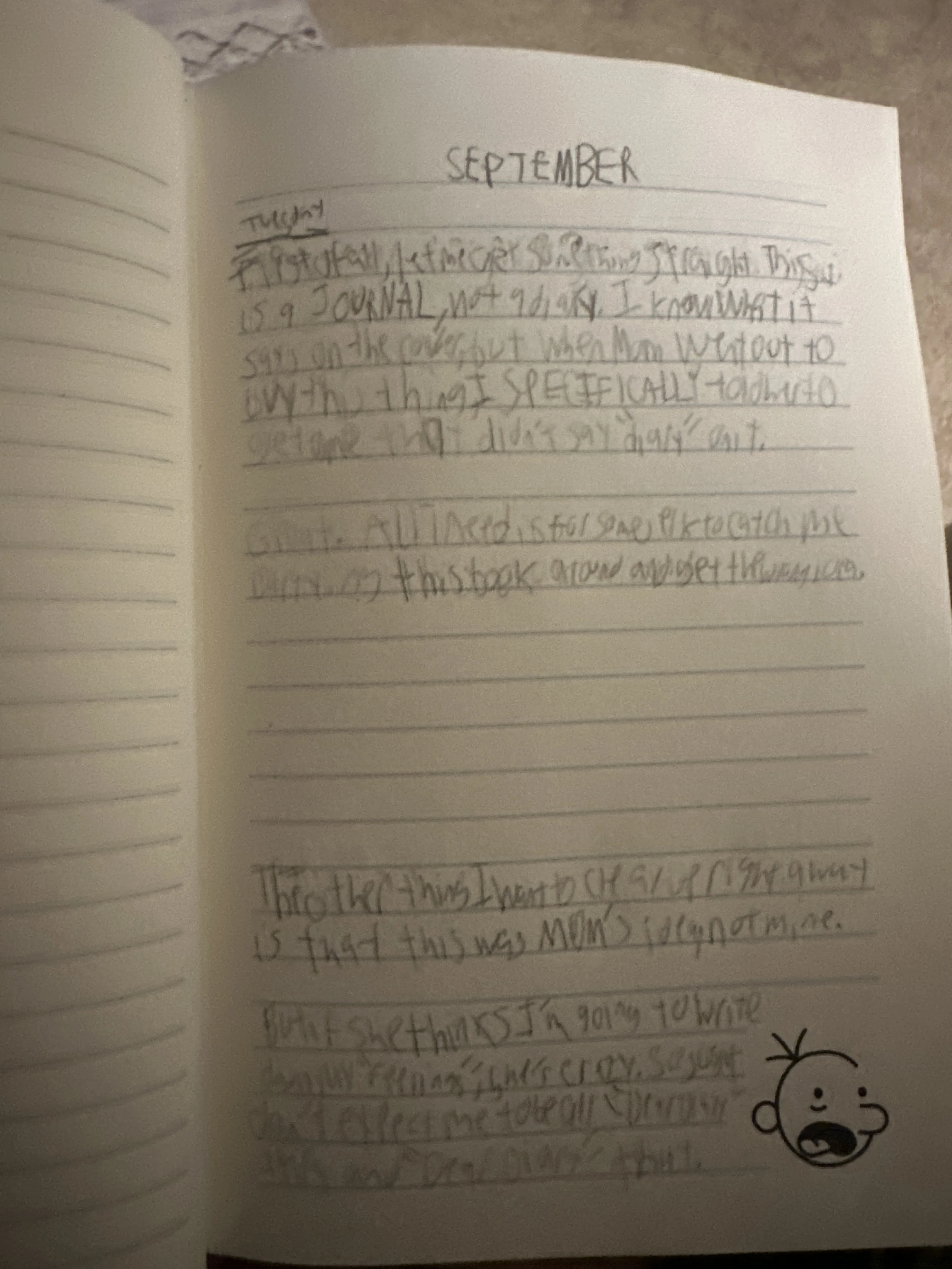 recreating the doawk book with the blank journal day #1 | Fandom