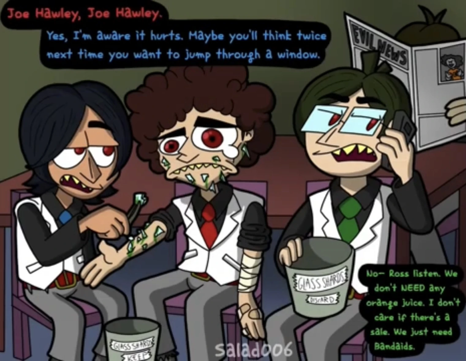 Oh no.. I’m addicted to Tally Hall vs Evil Hall 😭😭 I have the first 6 ...