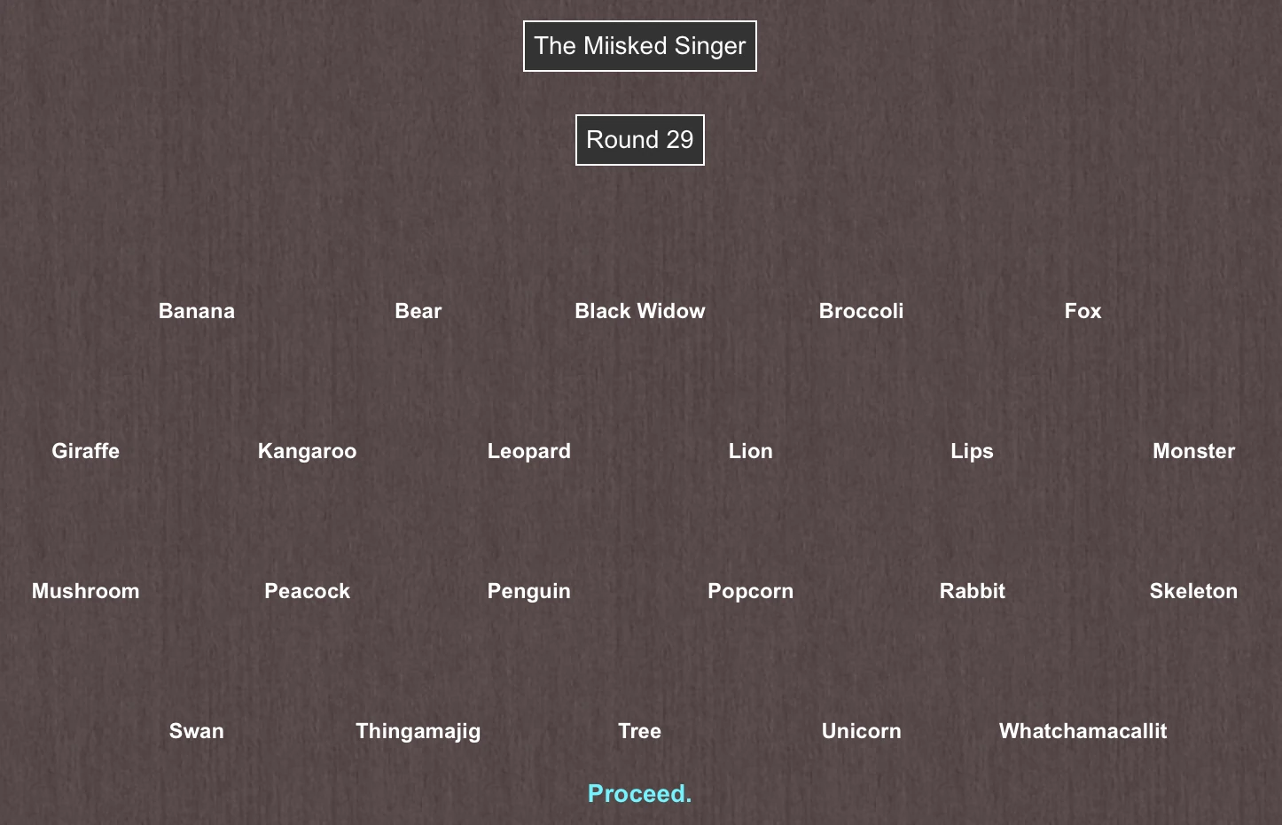 The Miisked Singer: Round 29 | Fandom