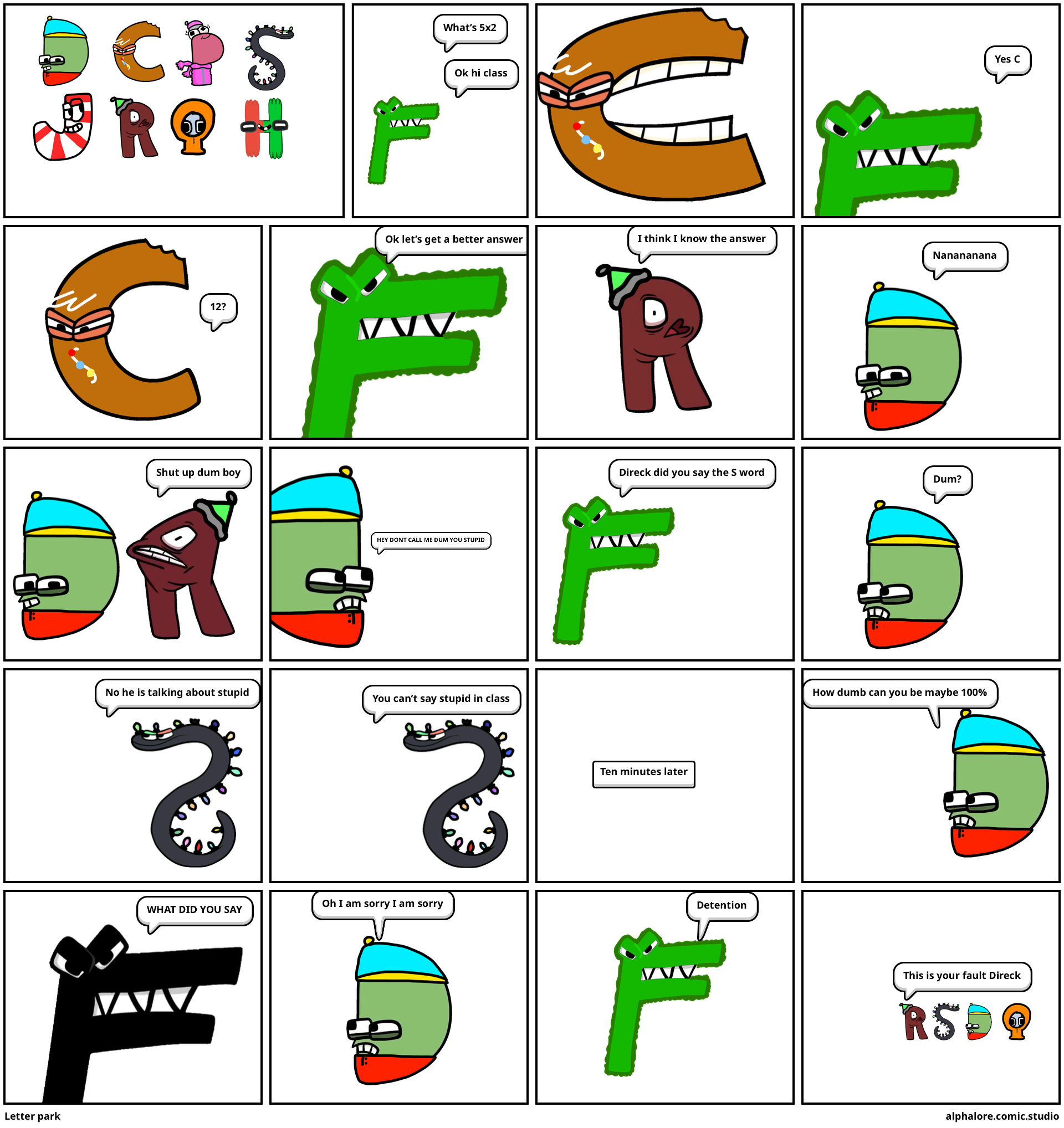 Letter park(South Park parody) | Fandom