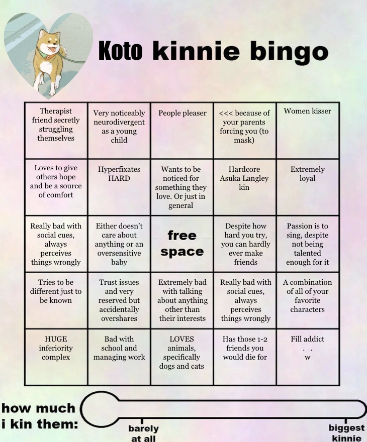 koto kin bingo!! | Fandom