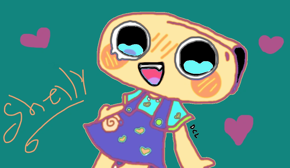 here is my shelly drawing | Fandom