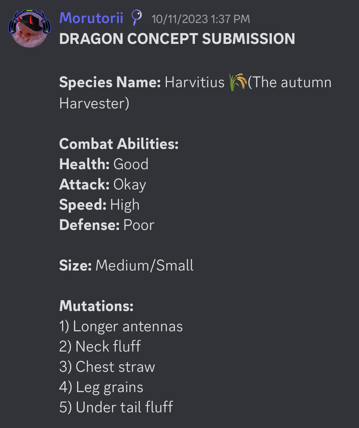 Harvitius og post info | Fandom