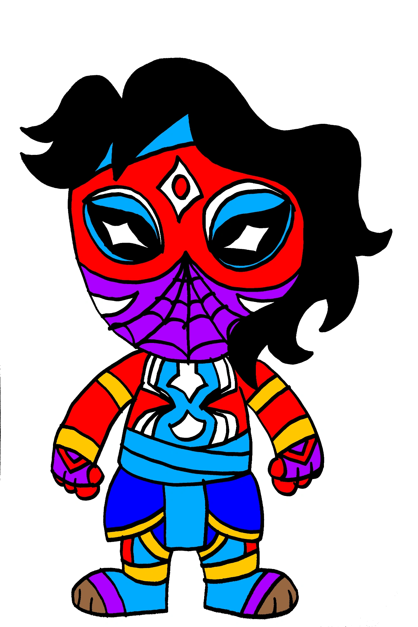My drawing of Pavitr Prabhakar: The Ultimate Indian Spider-Man | Fandom