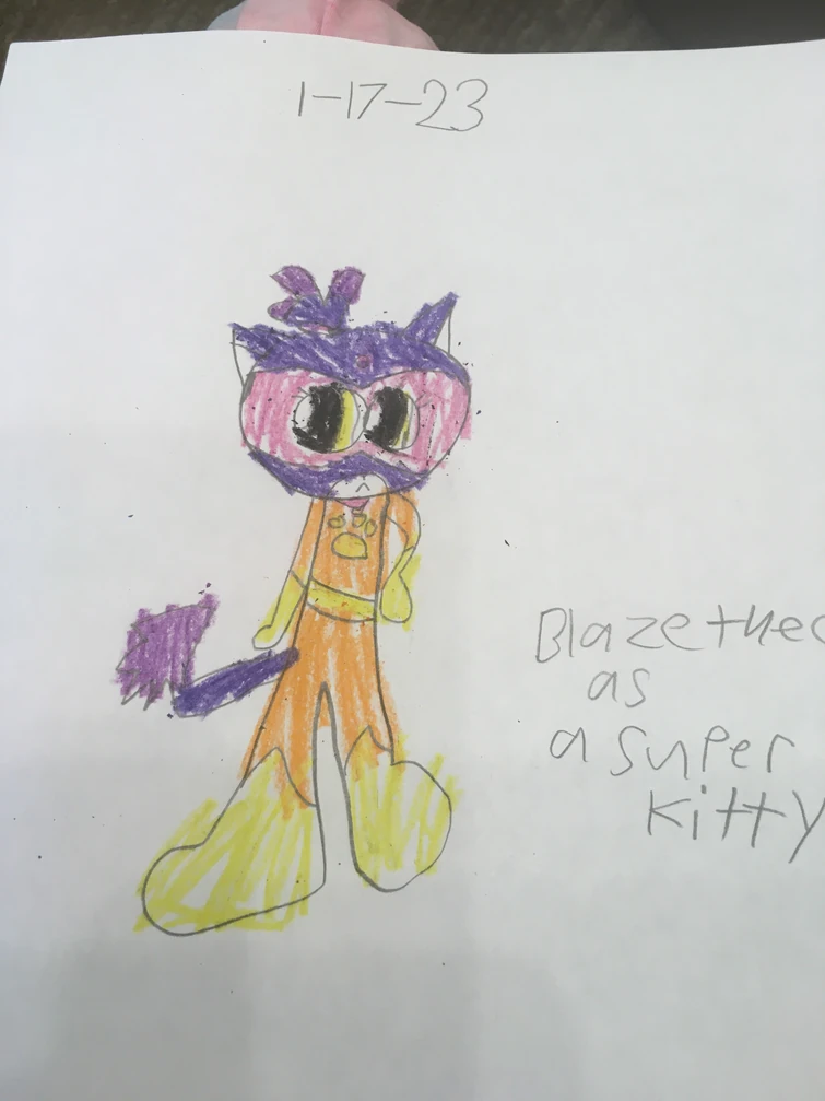Blaze the cat as a super kitty | Fandom