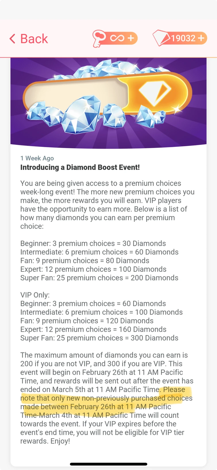 Diamond Boost Event | Fandom