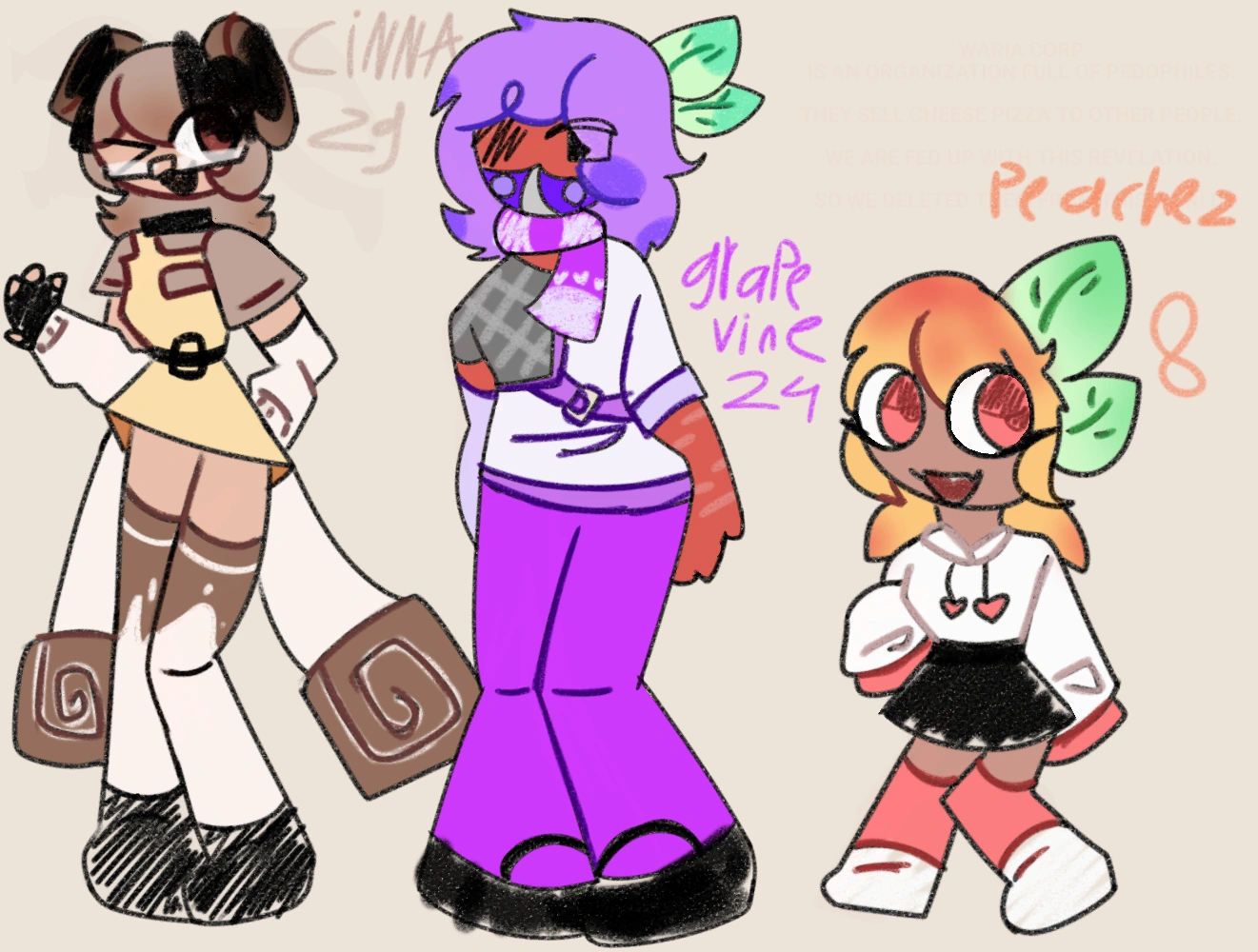 Here's cinna and her friend's concept designs | Fandom