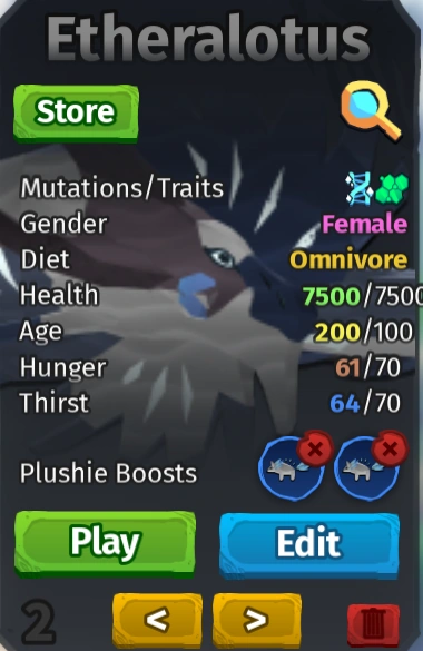S/T female diamond health trait ether | Fandom