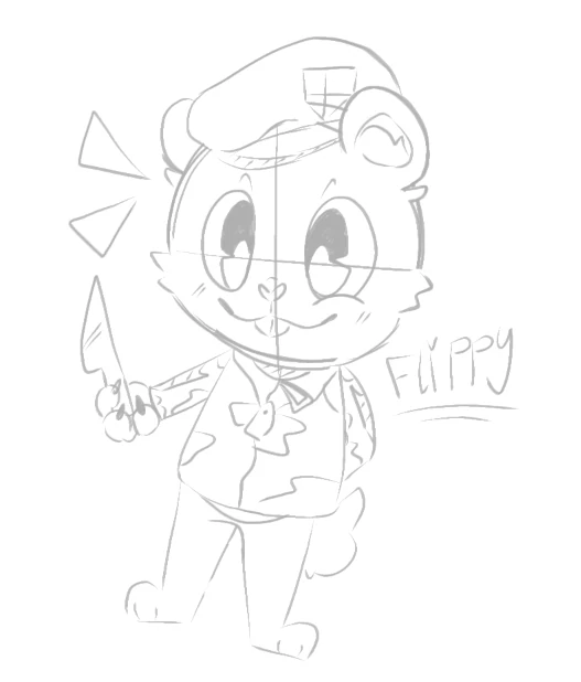 Random flippy doodle I did + why I was away for a bit | Fandom