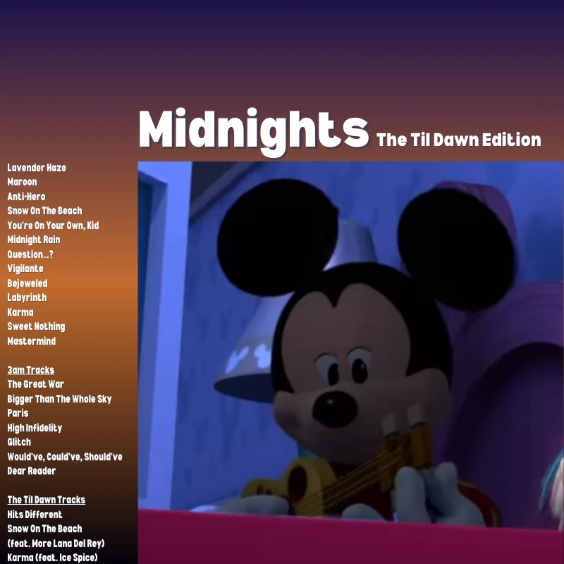 Mickey Mouse as Taylor Swift album covers, Part 1.1 | Fandom