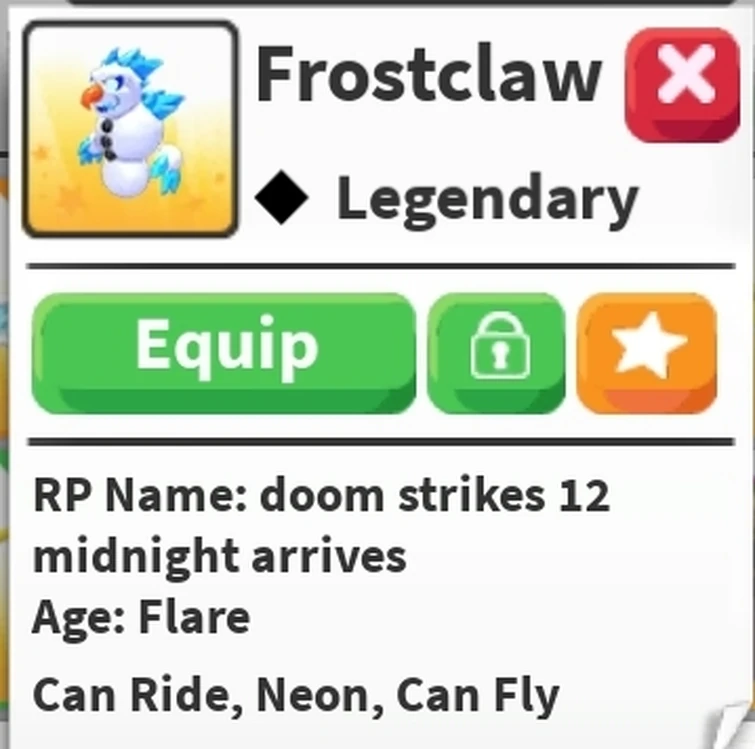 trading nfr frostclaw | Fandom