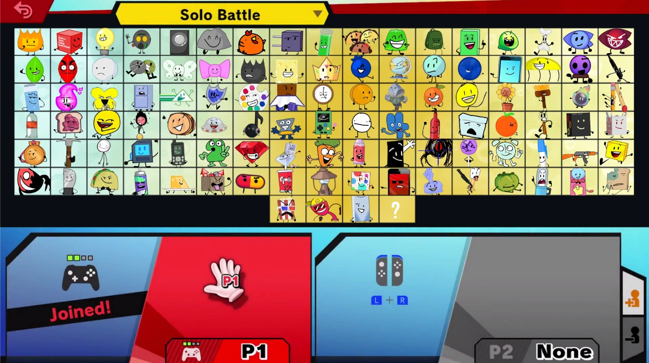 A poorly made extension of the Battle for Smash Island roster made with ...