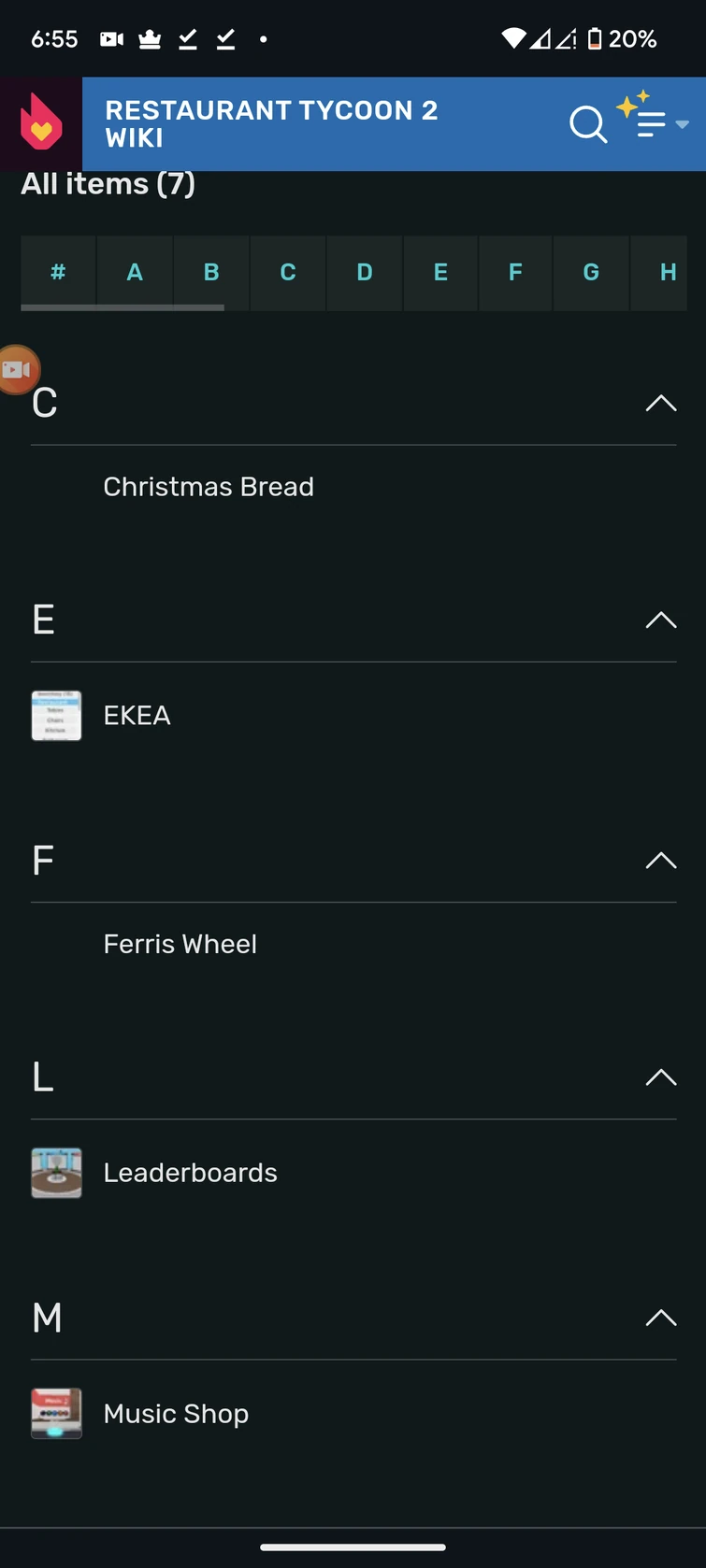 Food in Locations Category | Fandom